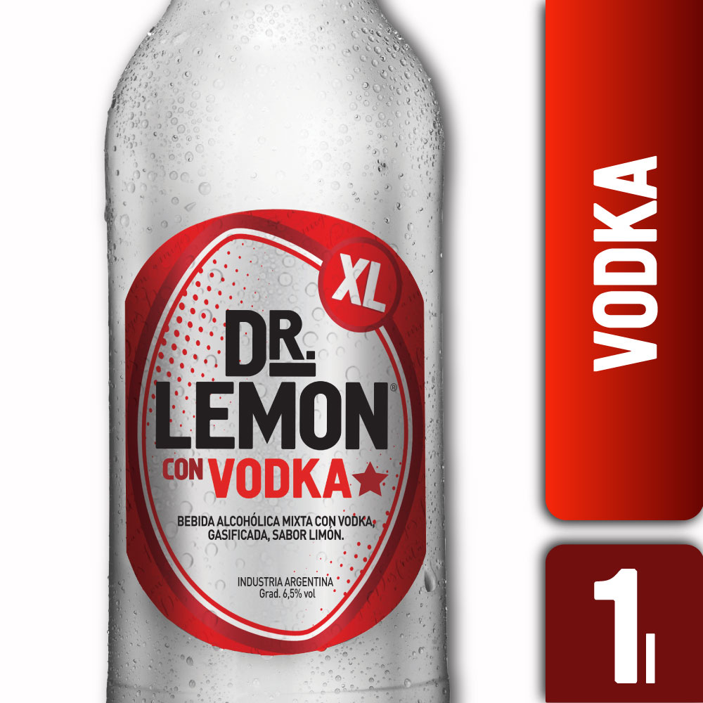 Dr Lemon Vodka Original XL 1L