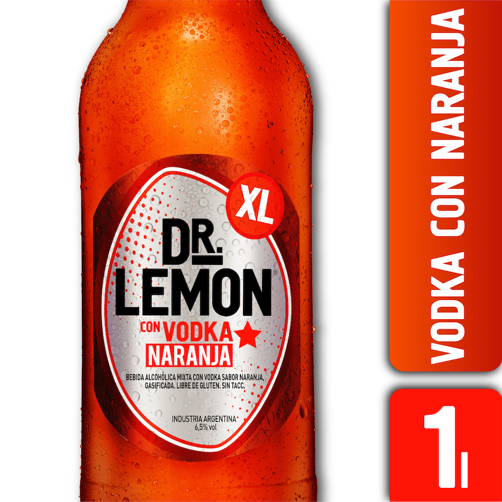 Dr Lemon Vodka Naranja XL 1L